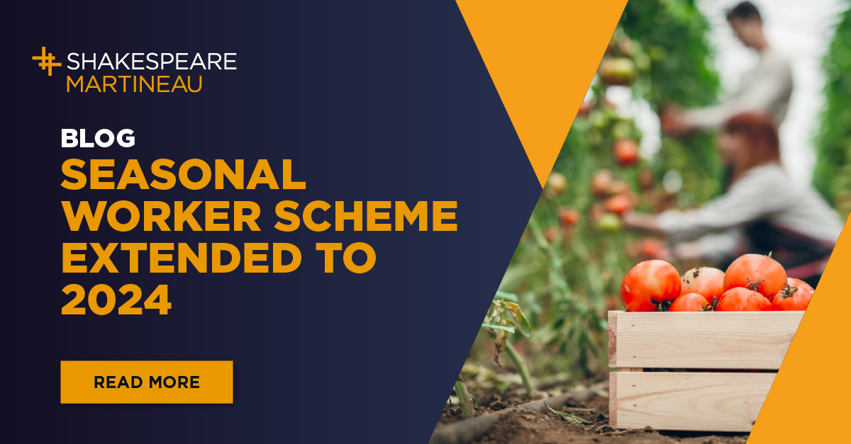 Seasonal Worker scheme extended to 2024 Seasonal Worker scheme extended to 2024