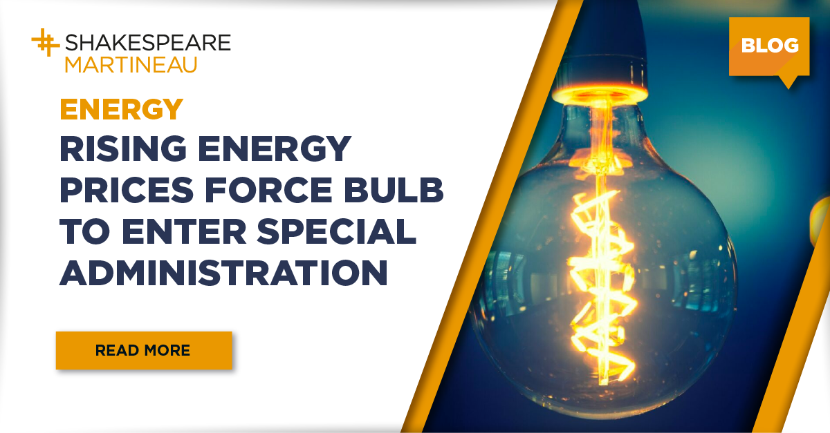 Bulb energy prices store