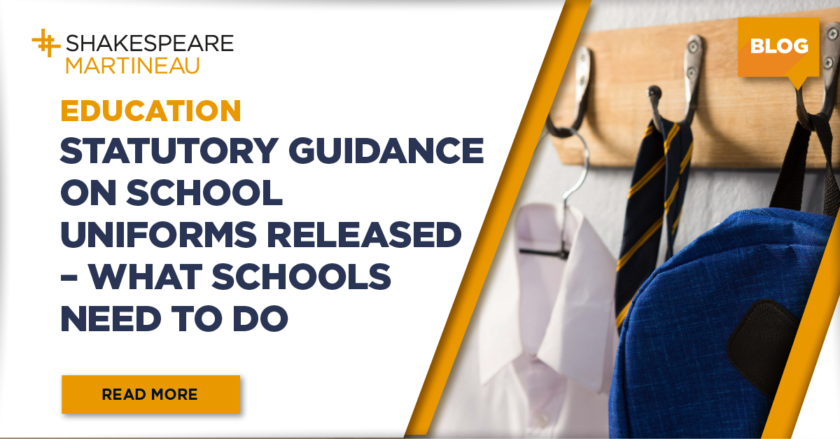 Statutory guidance on school uniforms released – what schools need to do