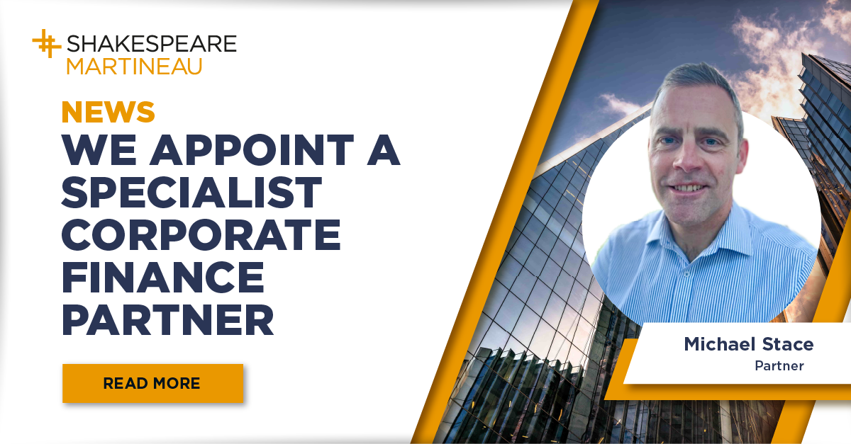 We appoint Birmingham corporate partner