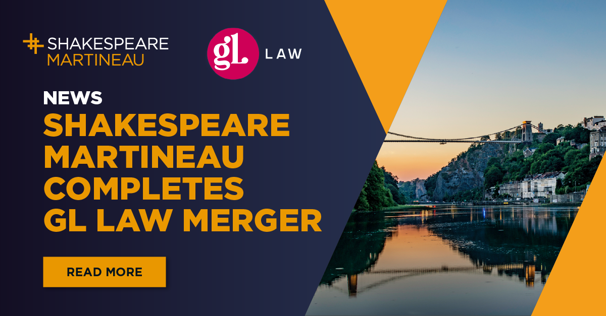 Shakespeare Martineau completes GL Law merger