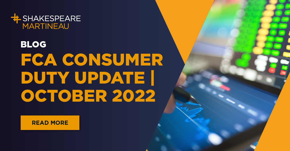 FCA Consumer Duty Update | October 2022