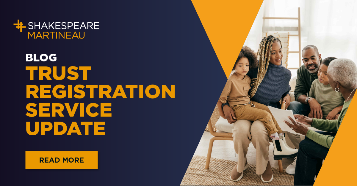 Trust Registration Service Update