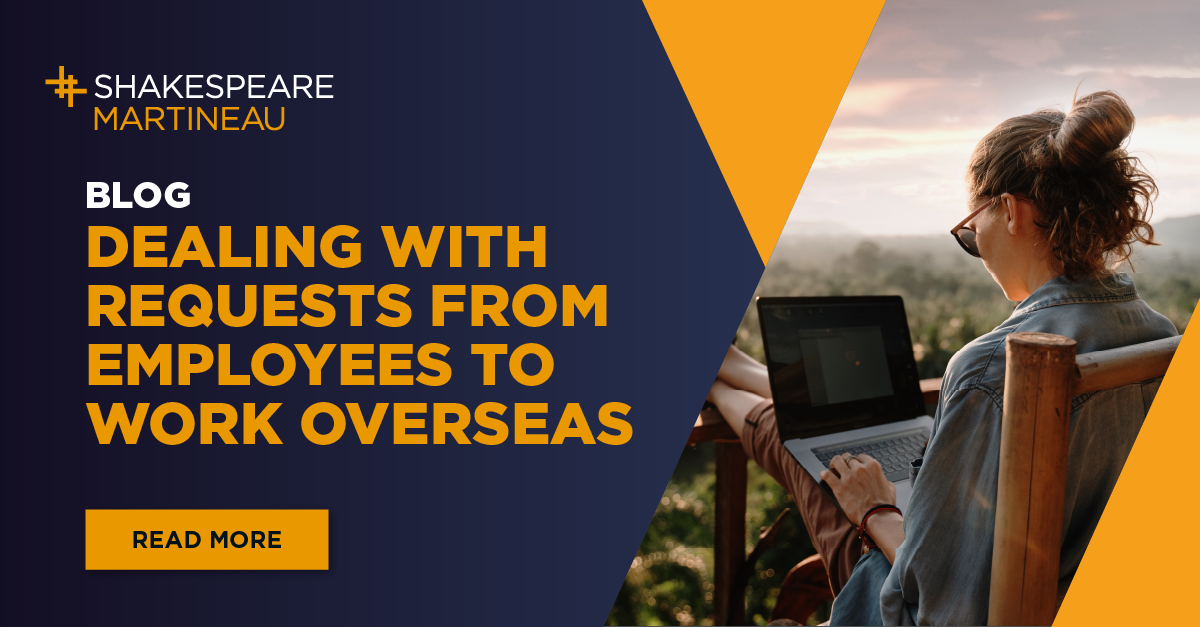 Dealing with requests from employees to work overseas