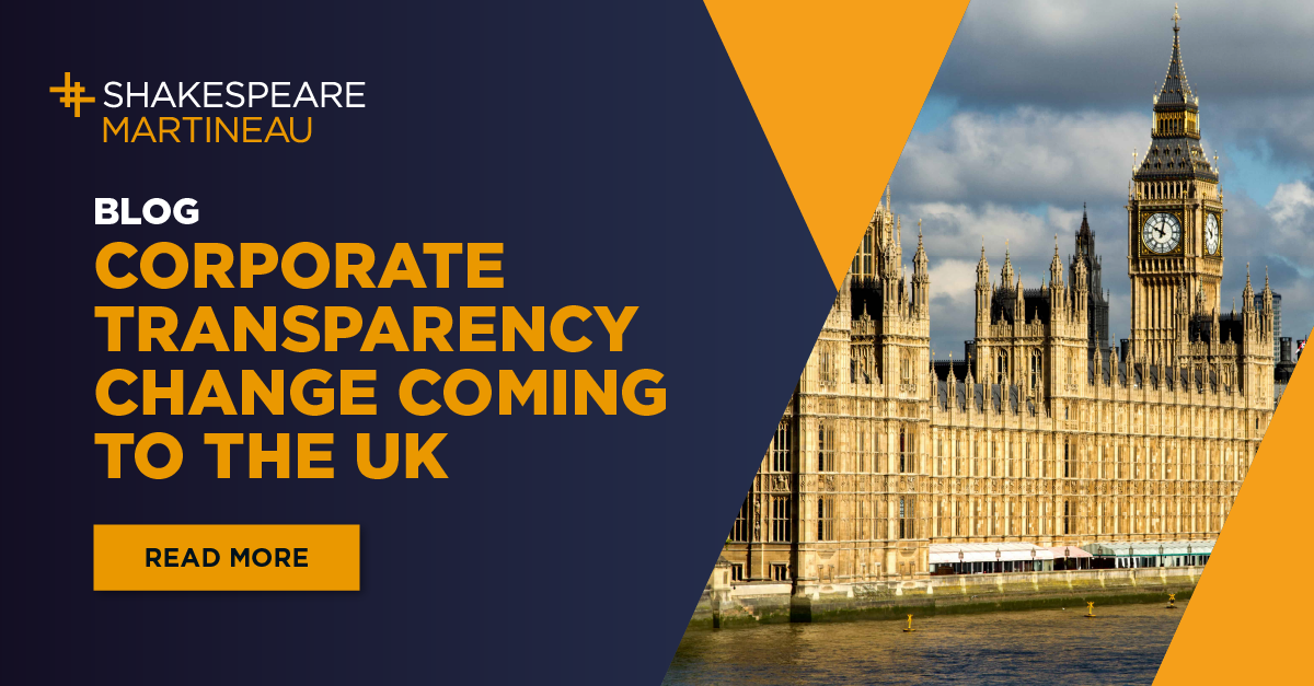 Corporate Transparency change coming to the UK