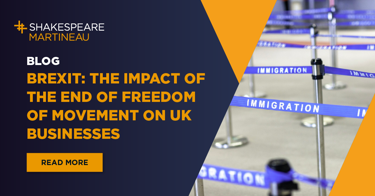 Brexit: the impact of the end of freedom of movement
