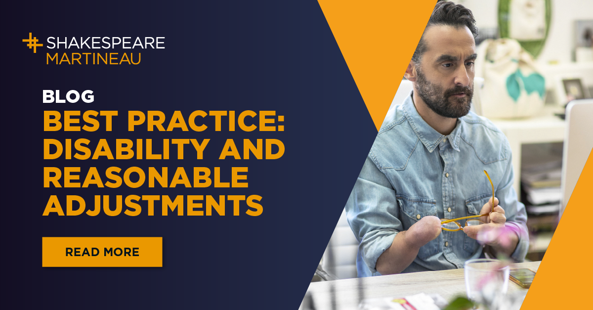 Best Practice: Disability and Reasonable Adjustments