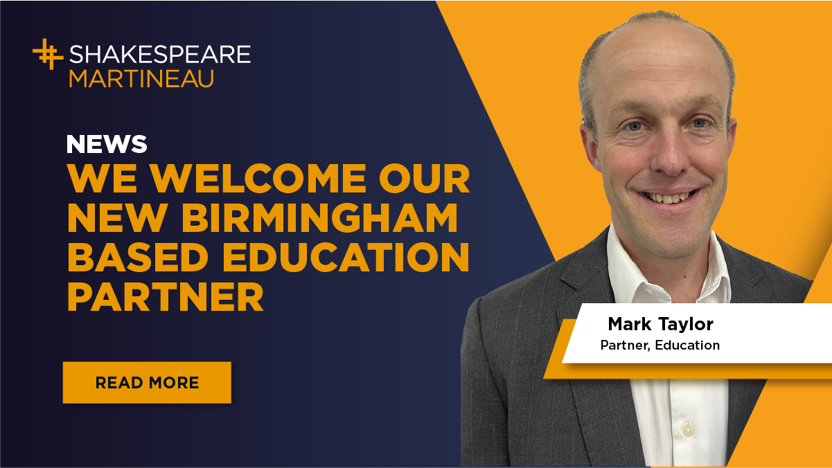 Welcoming Education Partner To Our Birmingham Hub | Shakespeare Martineau