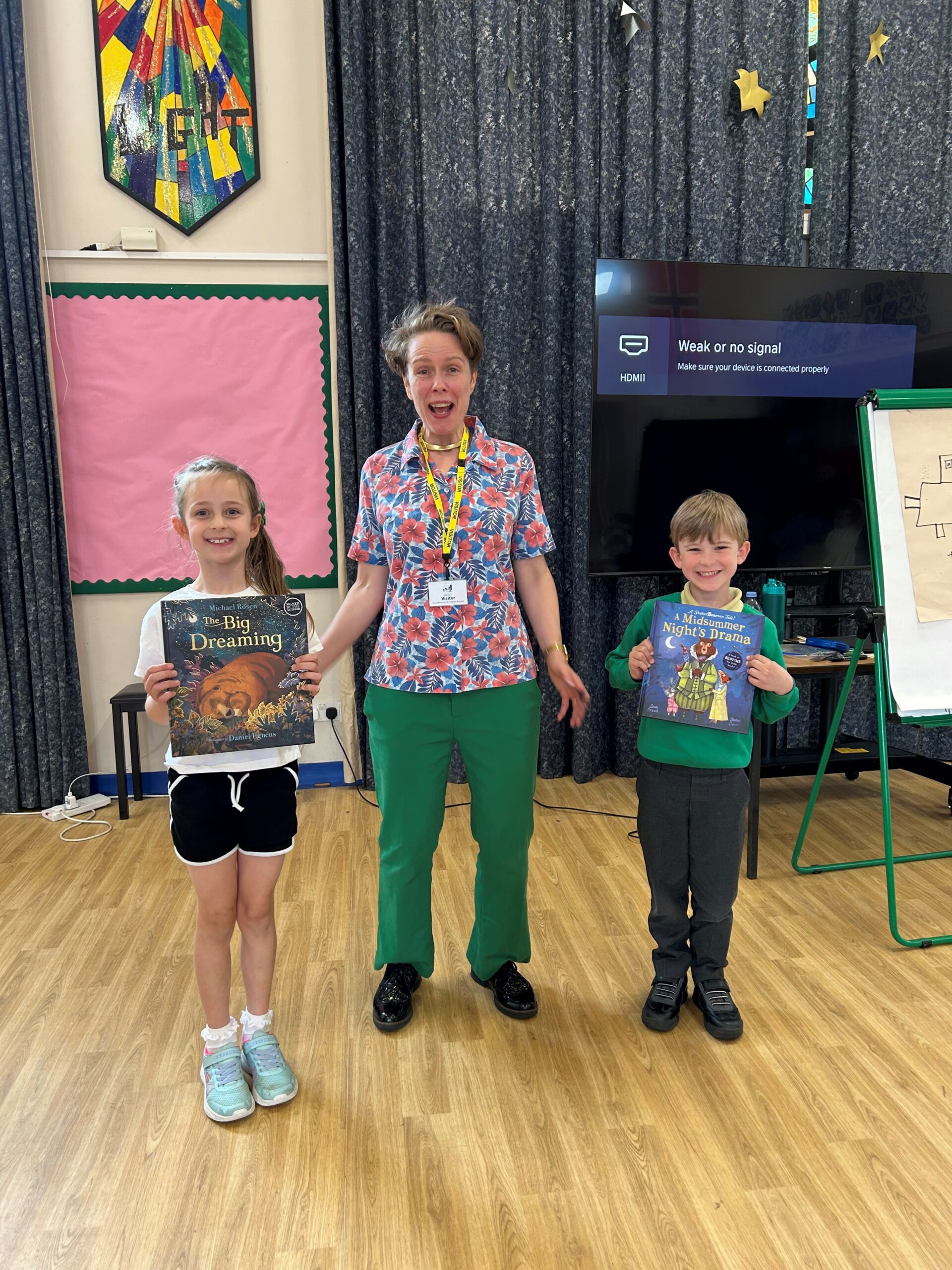 Signed Books For Warwickshire Schools